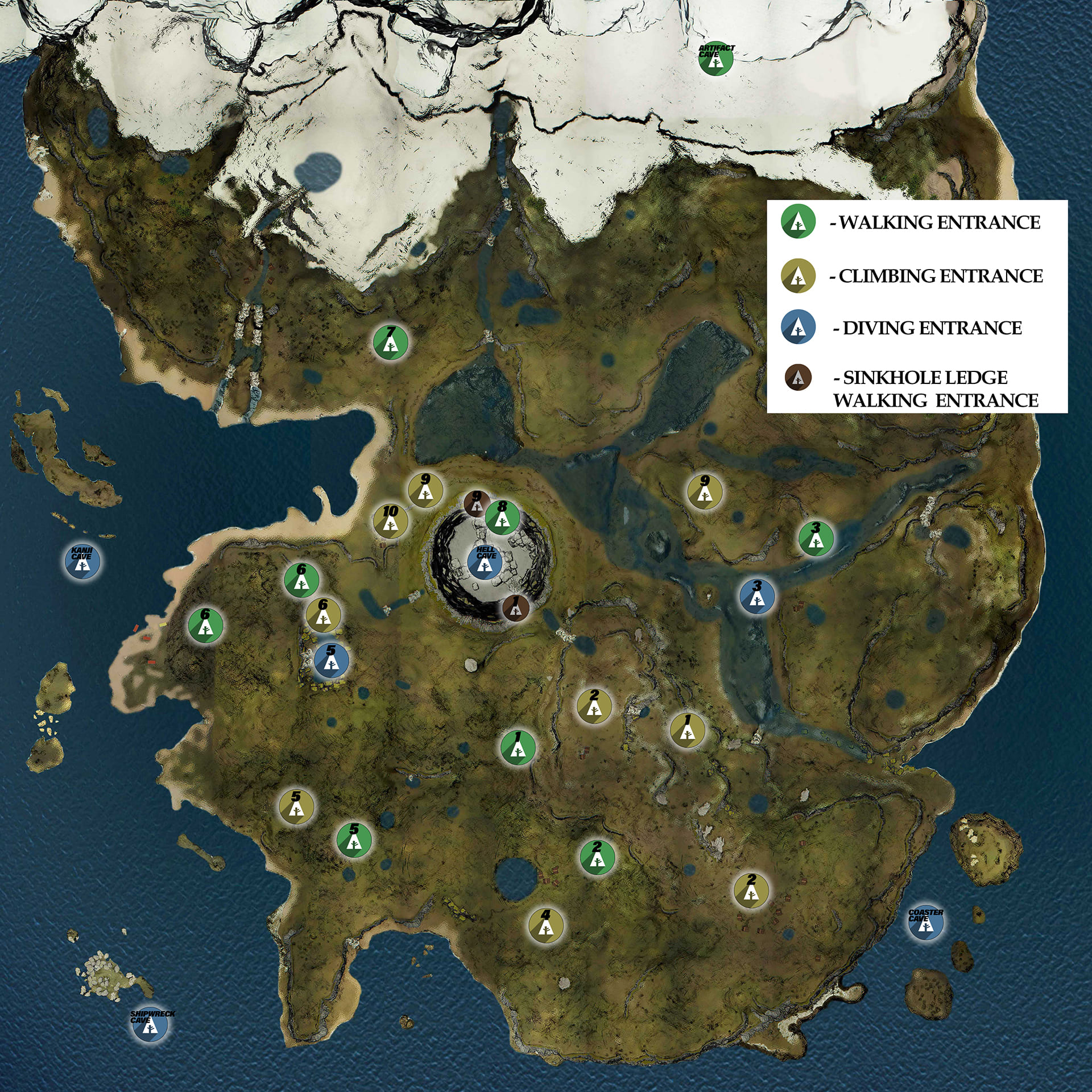 Steam Community :: Guide :: All The forest cave entrance