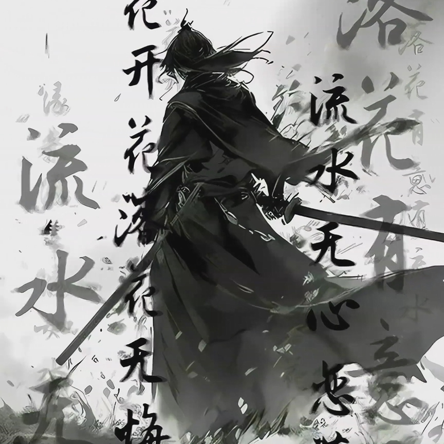 Steam Workshop::古风-墨色-孤影剑客