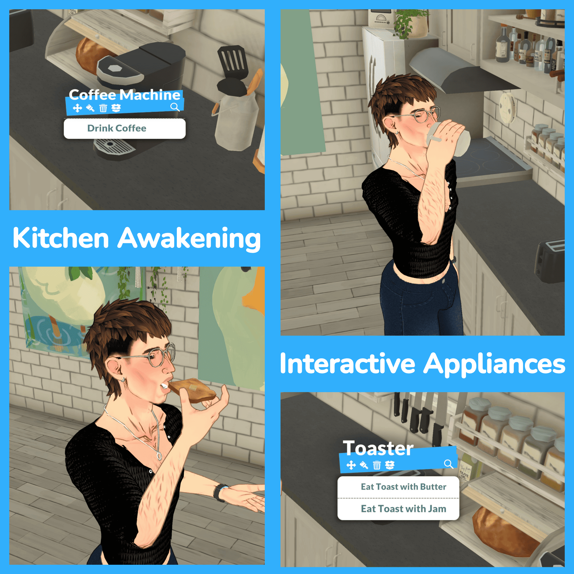 Kitchen Awakening | Interactive Appliances - Paralives Mod