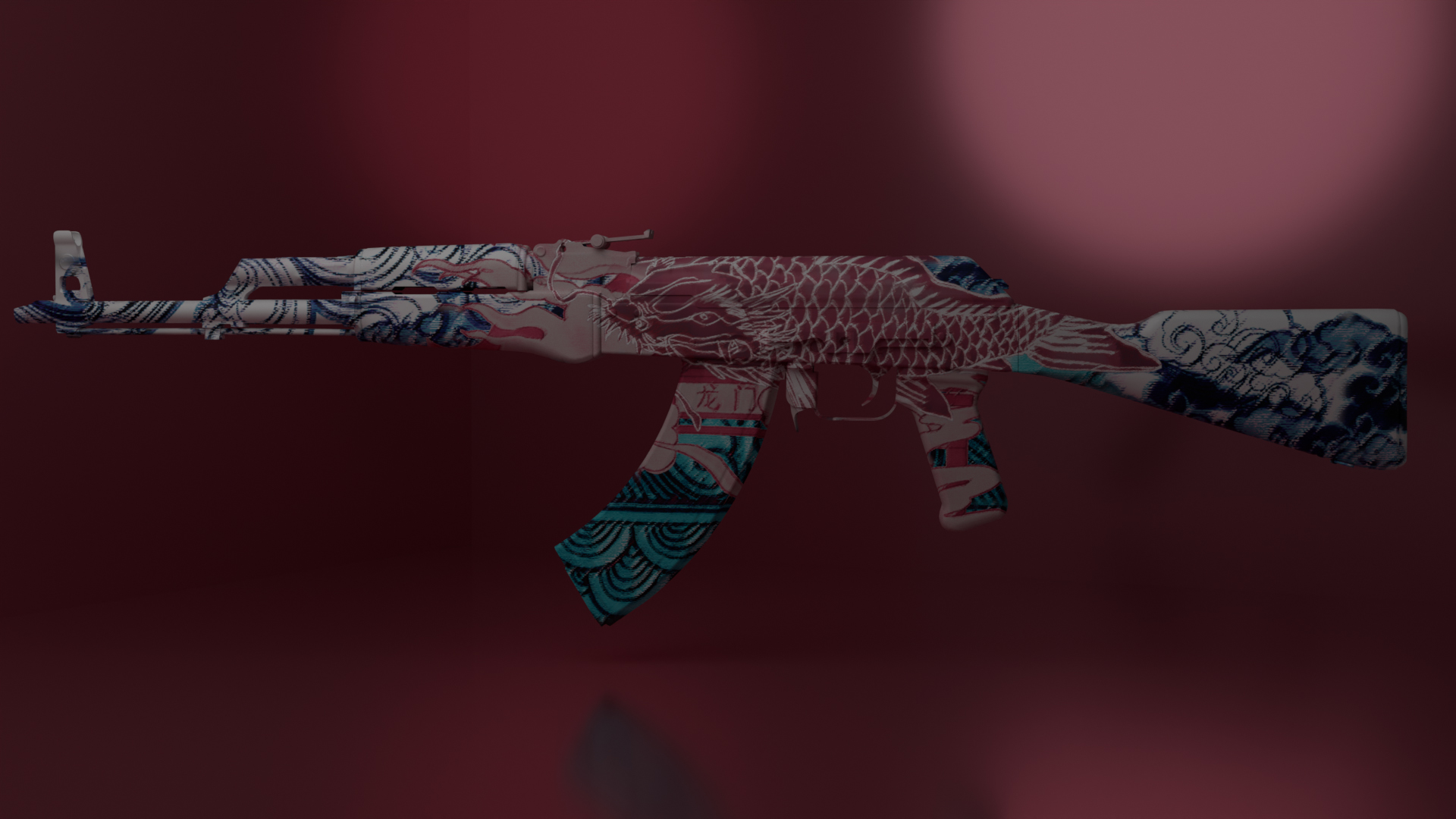 Steam Workshop::AK-47 | Carp Dragon