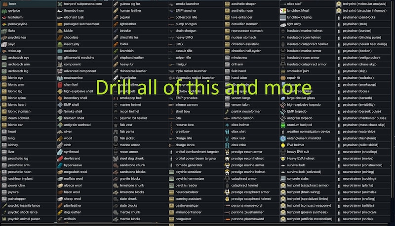 Planetary Drill Mod ⋆ RimWorld Base