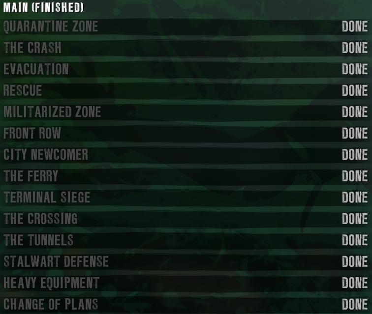 Steam Community :: Guide :: List of all missions