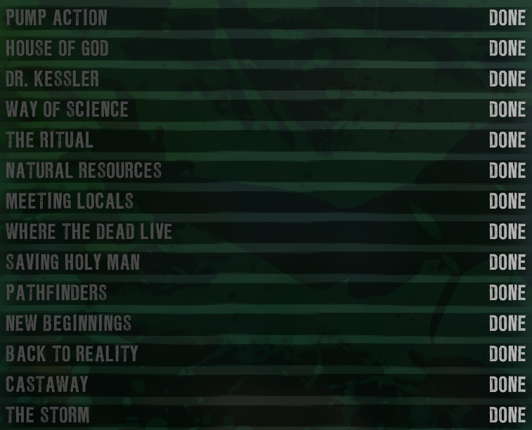 Steam Community :: Guide :: List of all missions