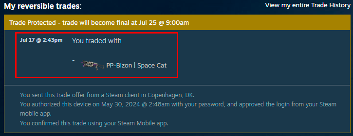 Steam Community :: Guide :: Trade Protection Guide