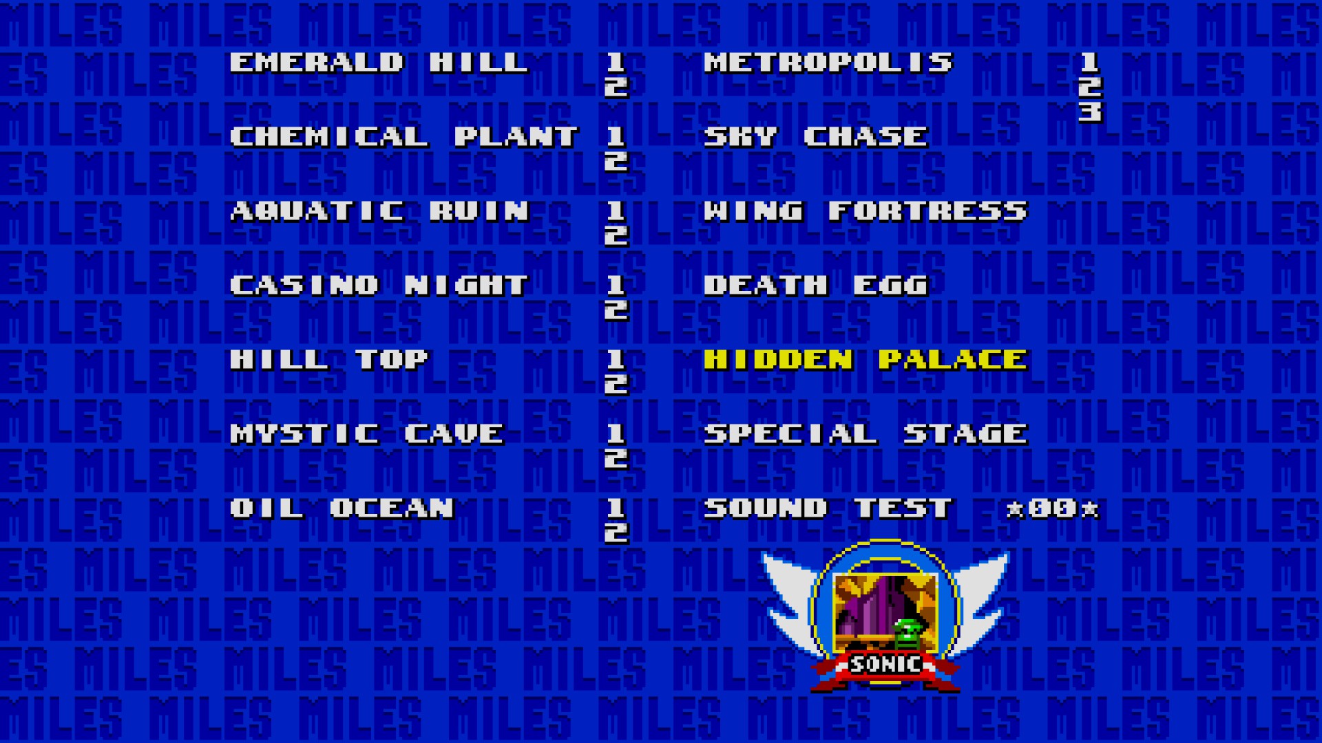 Steam Community :: Guide :: How to access Hidden Palace Zone in Sonic 2!