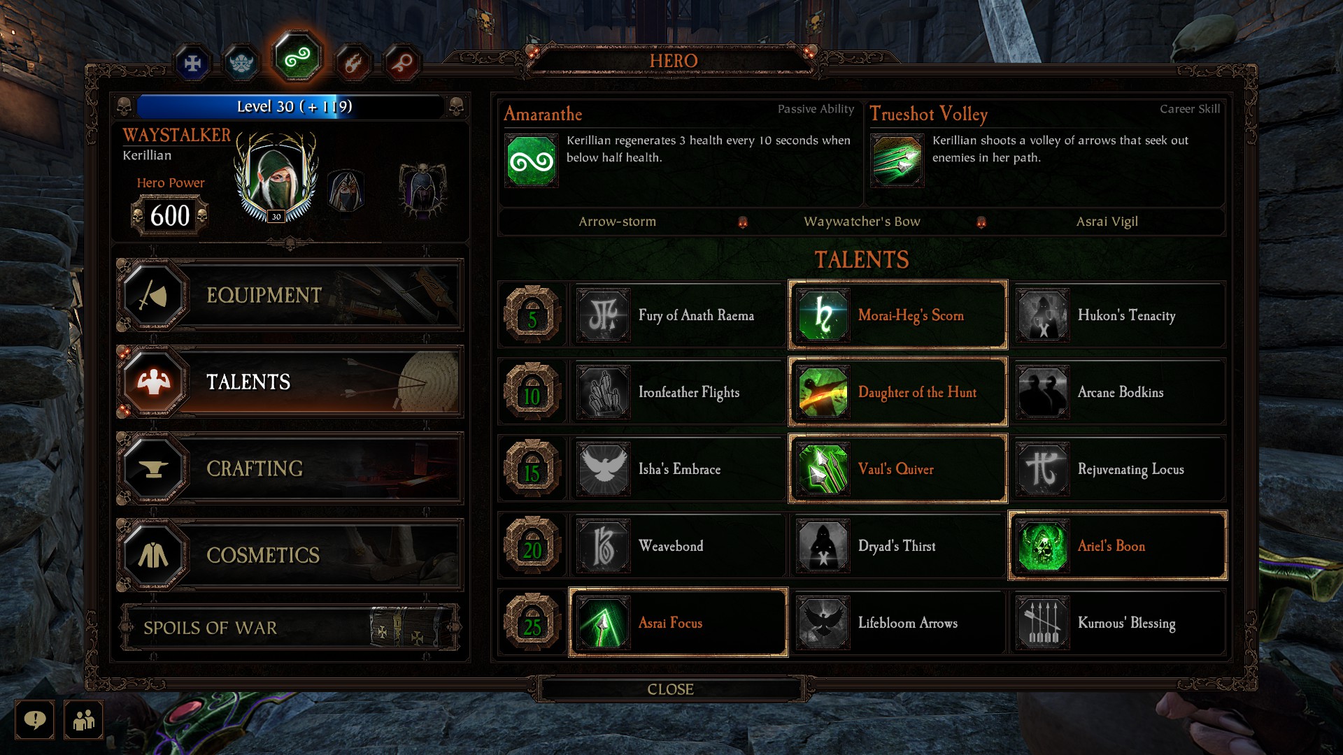 Steam Community :: Guide :: Kerillian Waystalker Build (Patch 1.6.0.3)